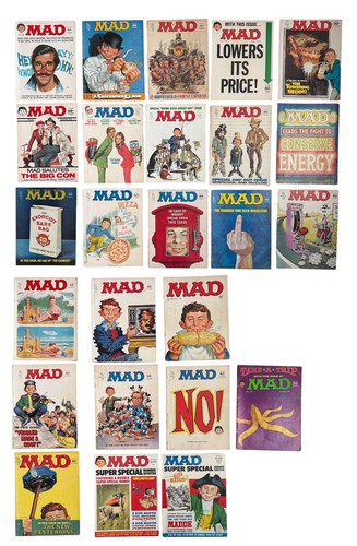 Mad Magazine 25 x Vintage Lot Issues Jan 1968—Jan 1977 w Super Special ...