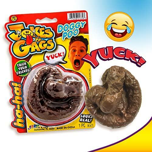 JA-RU Fake Rubber Poop Animal, Dog or Human Poo Prank (1 Pack) Gag ...