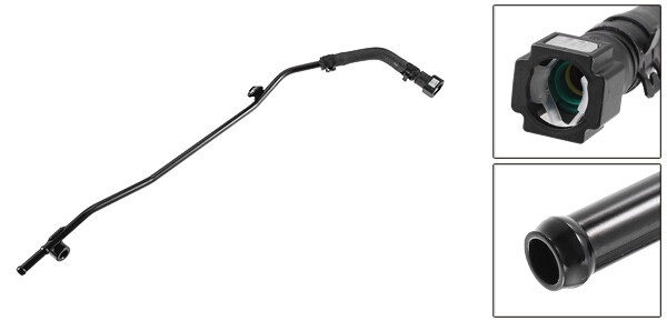 Coolant Air Pipe HVAC Heater Hose Assembly 12637183 Engine Coolant Air ...