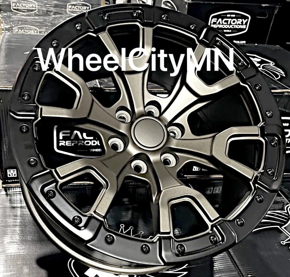 20" bronze black OE Raptor replica wheels fits Ford Bronco 2021 2022 ...