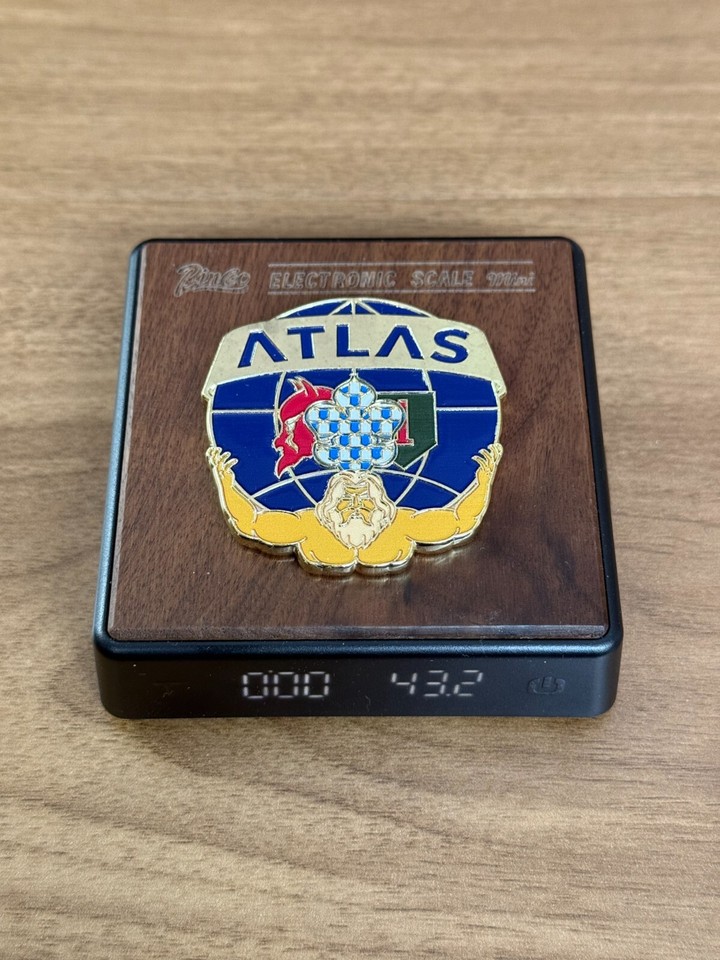 ATLAS & ALPHA CO 101 BSB Challenge Coin,High-Detail Military/Myth ...