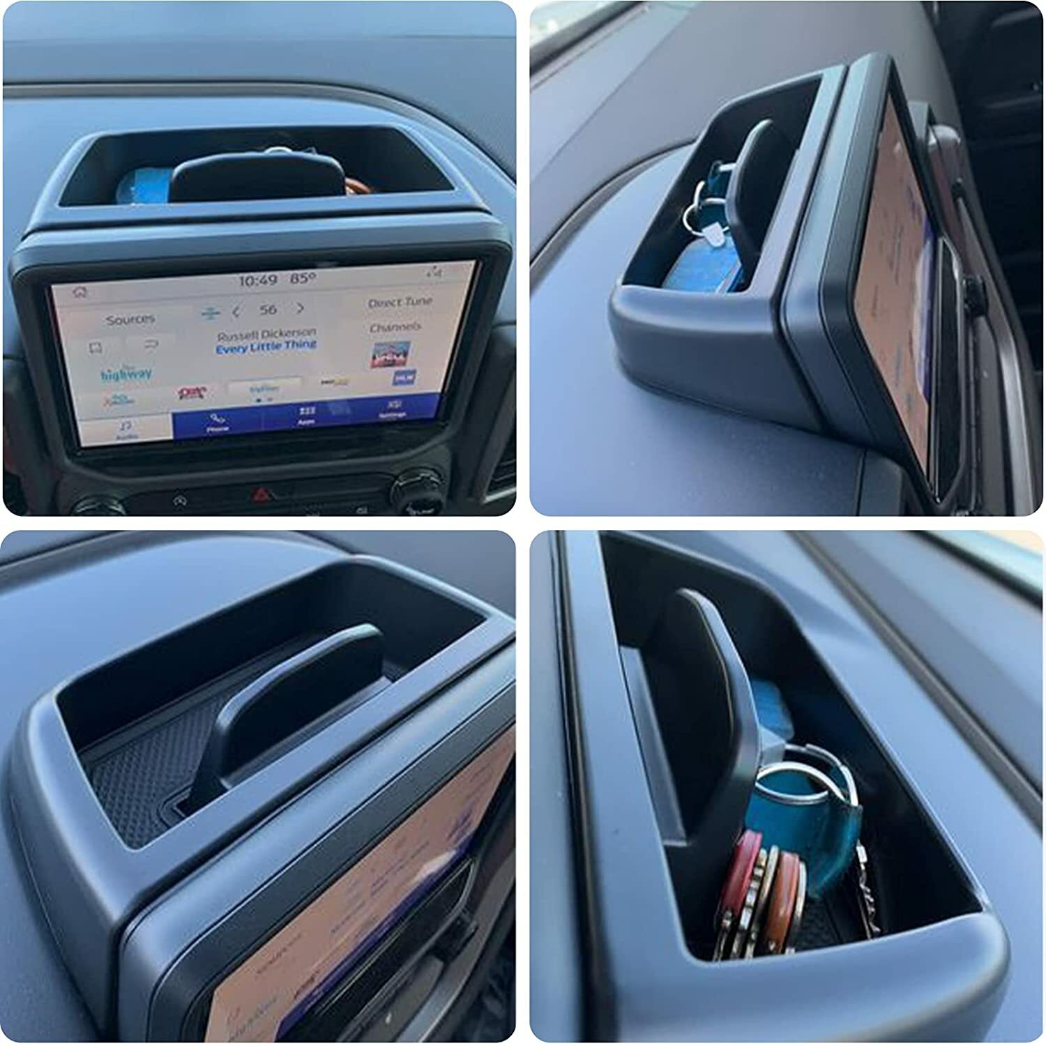 Car Front Dashboard Storage Box Tray Trim Container for Ford Bronco ...