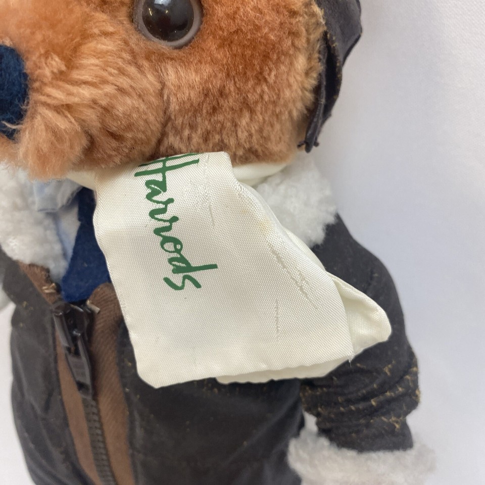 Harrods Aviator Aviation Pilot Flying Teddy Bear 12" Retired Vintage ...