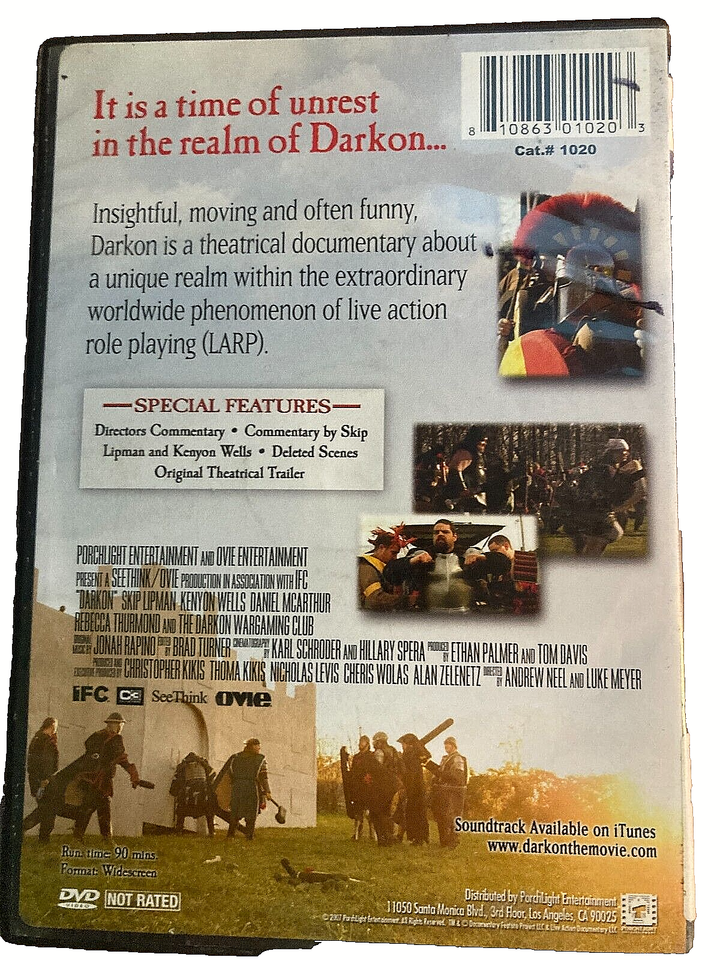 Darkon (2007), DVD Movie, Porchlight Home Entertainment (2008), SXSW ...