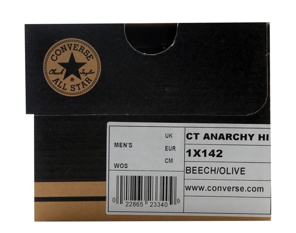 Converse Chuck Taylor All Star Anarchy Beech/Olive Hi Sneakers 1X142 | eBay