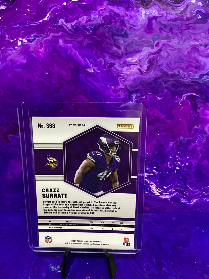 Chazz Surratt White sparkle rookie SSP | eBay