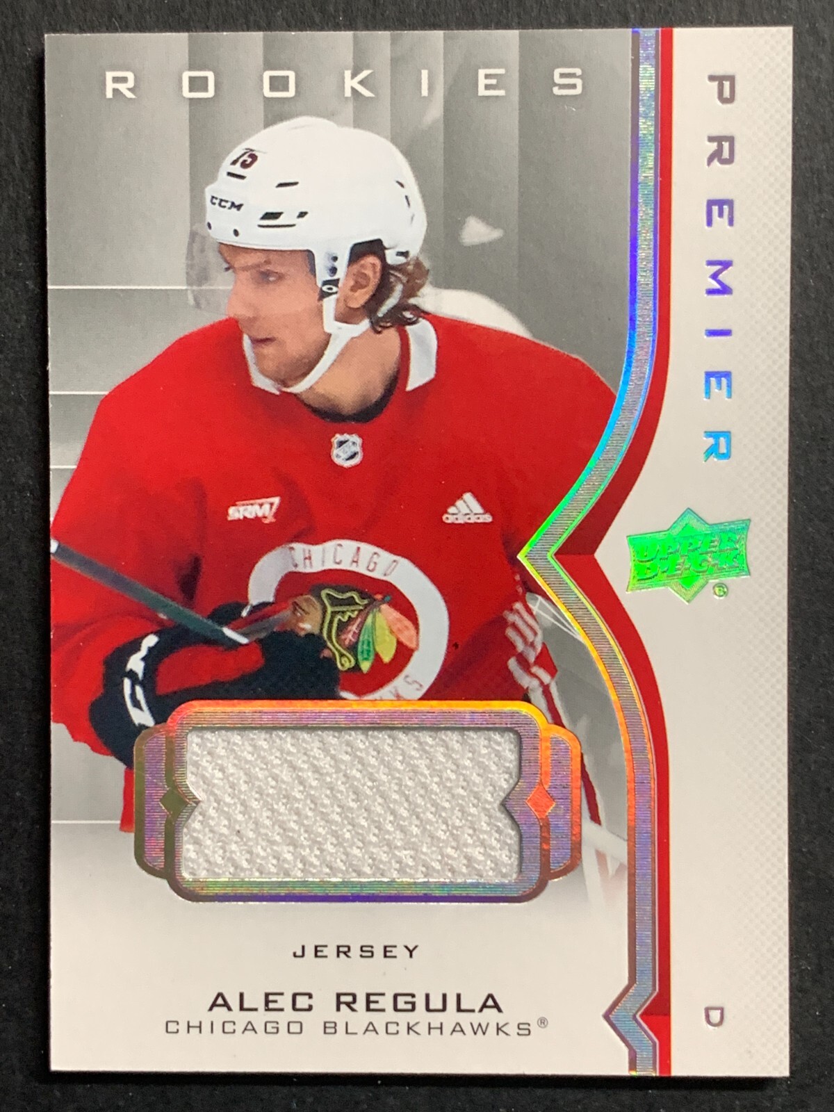 2020-21 ALEC REGULA Premier Rookies Patch Card /299 Chicago Blackhawks ...