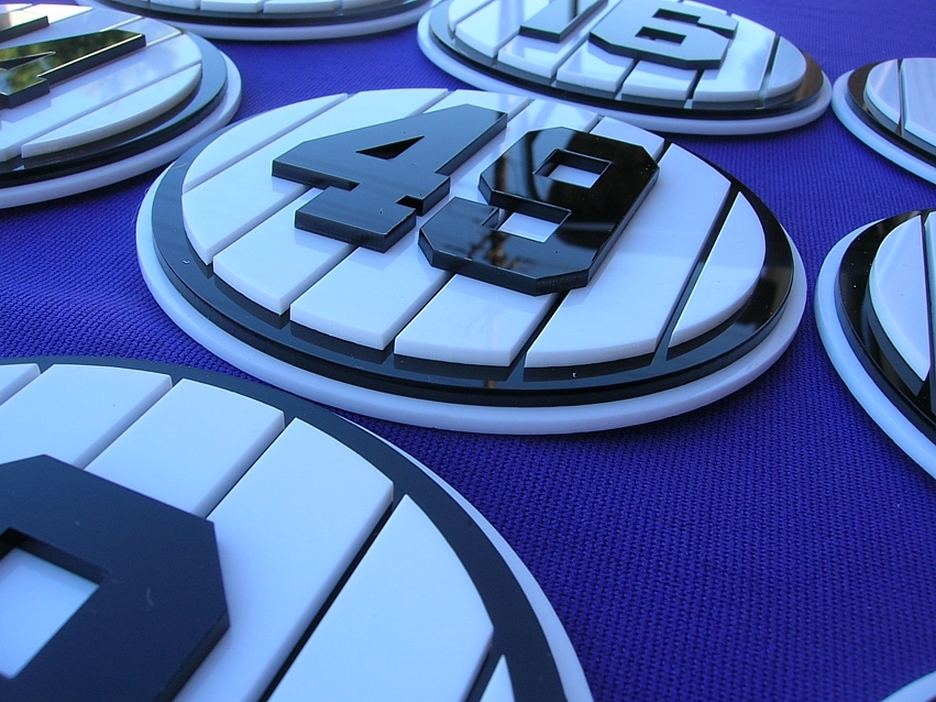 YANKEES 3D numbers FULL SET 23 Park 3-D signs New York NY baseball Fame ...