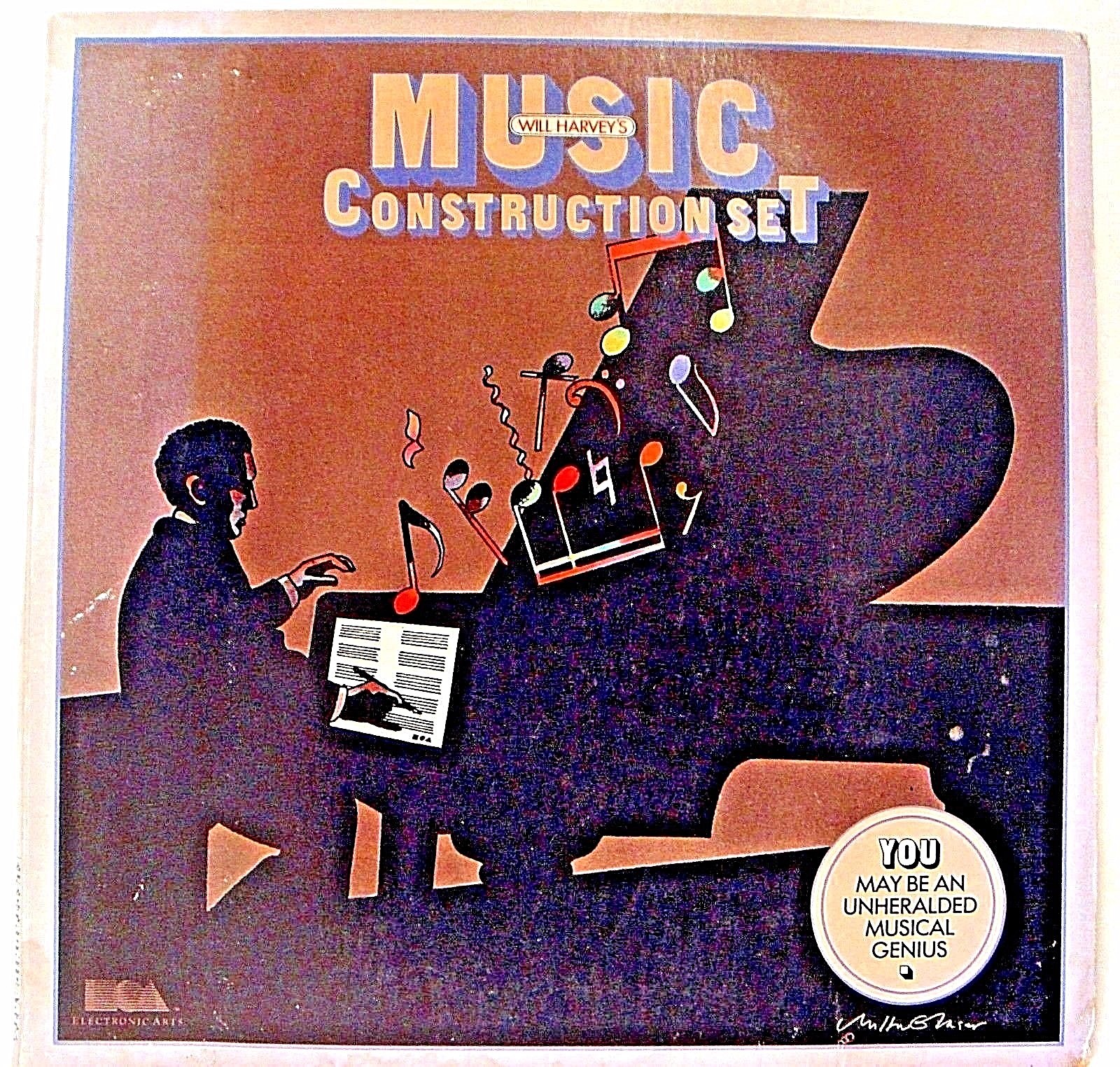 Will Harvey's Music Construction Set (Commodore 64/128, 1983) for sale ...