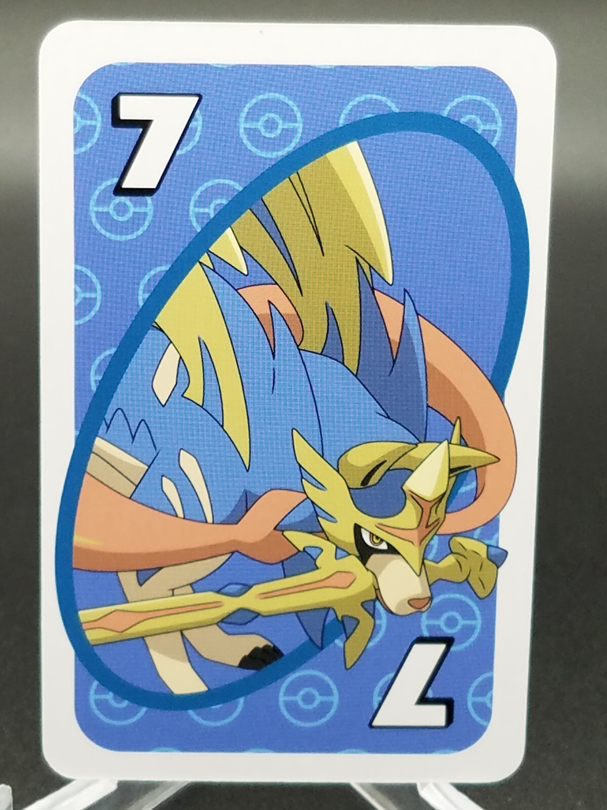 Zacian BLUE #7 Pokemon Mattel Japanese UNO Card NM/MINT | eBay