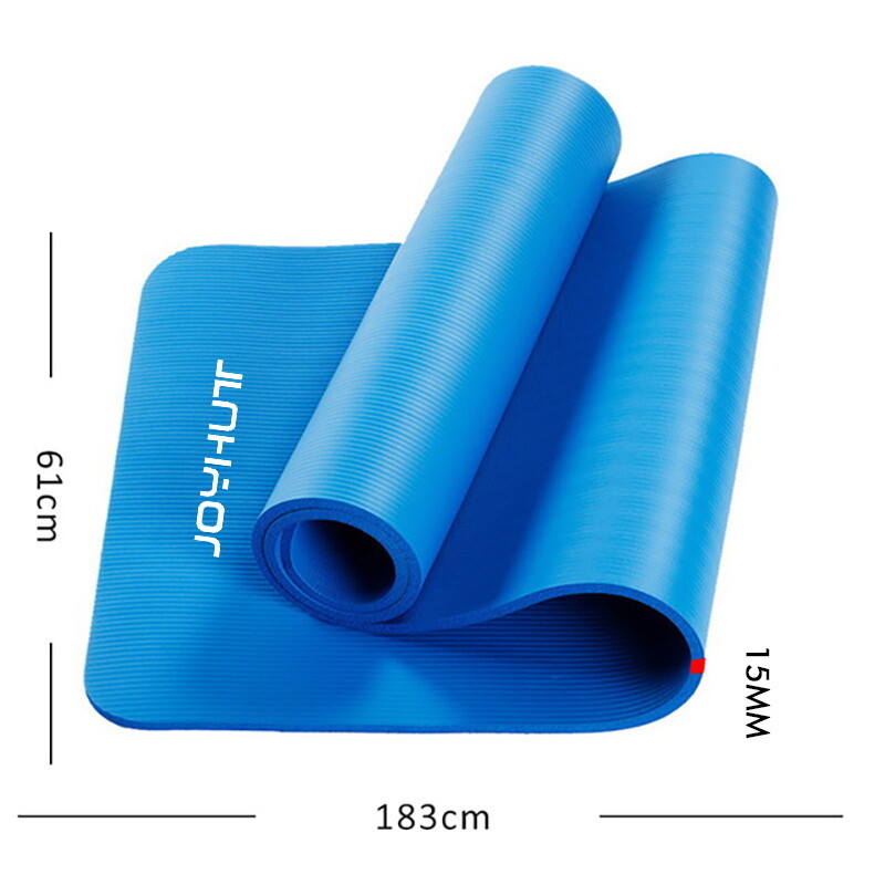 Yogamatte Extra Dick 1,5cm 3 Größen Rutschfest Phthalatfrei Matte Sport ...