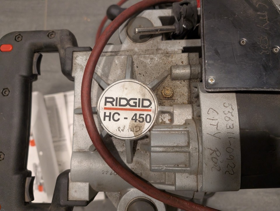 RIDGID HC-450 Hole Cutting Drill / Hole Cutting Tool for Pipes FREE ...