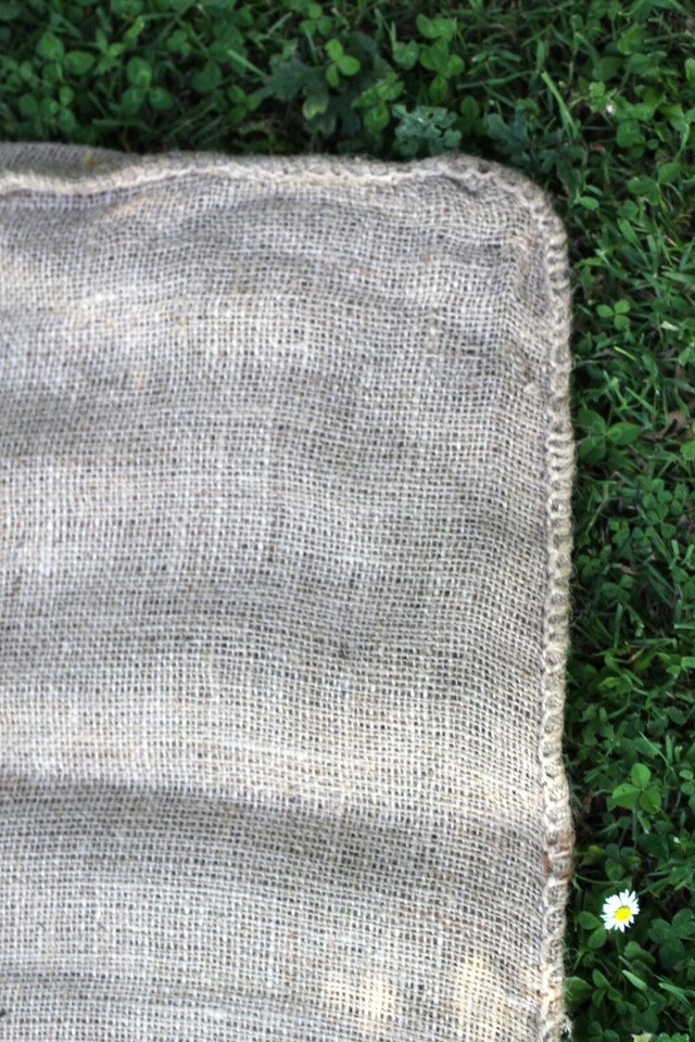 sac ancien toile de jute ou chanvre - 110 x 61 cm - sans inscription ...