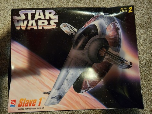 Slave 1 Model Kit AMT Ertl Star Wars Unbuilt Complete 36881089322 | eBay
