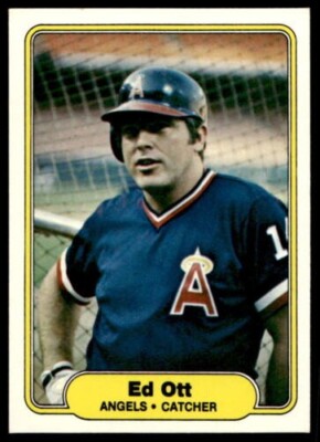 1982 Fleer #470 Ed Ott California Angels Baseball Card | eBay
