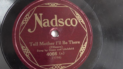 Sloan & Litchfield - 78rpm single 10-inch – Nadsco #4066 Tell Mother I ...