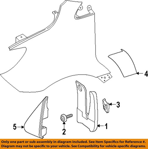 MERCEDES OEM 10-17 Sprinter 2500 Fender-Grille Retainer 0039948745 | eBay