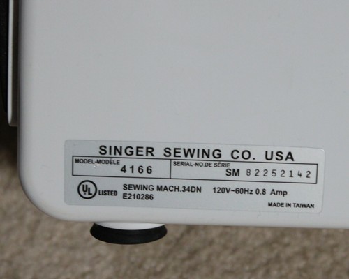Singer SEWING MACHINE Model: 4166 "REPLACEMENT PARTS" | eBay