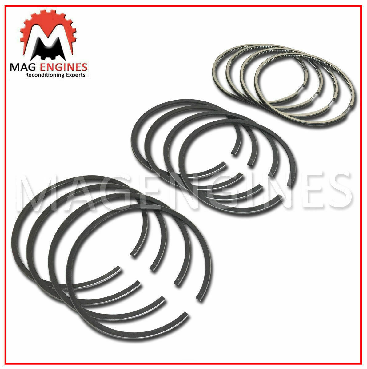 PISTON RINGS TOYOTA 3ZZ-FE WITH MAIN CON ROD BEARING SET & FULL GASKET ...