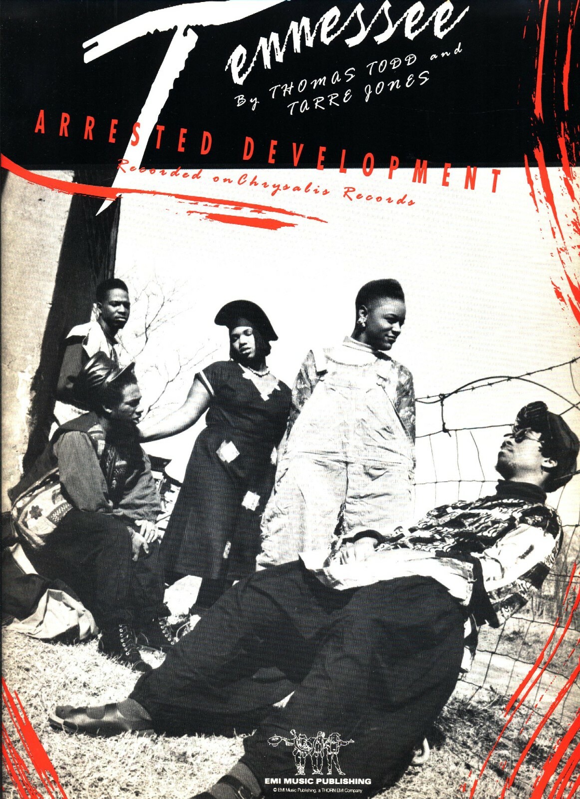 ARRESTED DEVELOPMENT TENNESSEE SHEET MUSIC PIANO/VOCAL/GUITAR/CHORDS ...