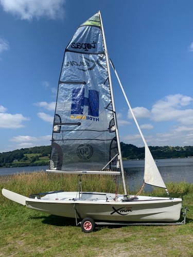 topper topaz xenon sailing dinghy & combi road trailer (SN5575) Good ...