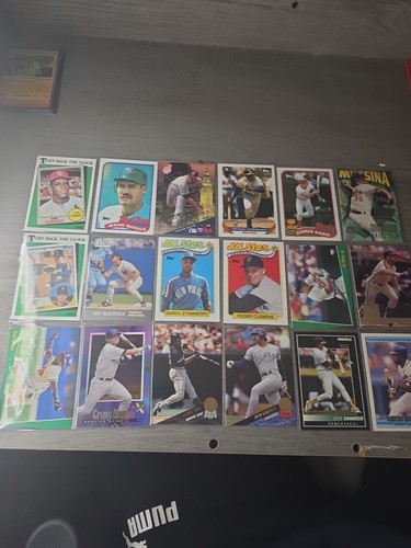 Lot of 18 Vintage Baseball Cards All NM Condition Various Players | eBay