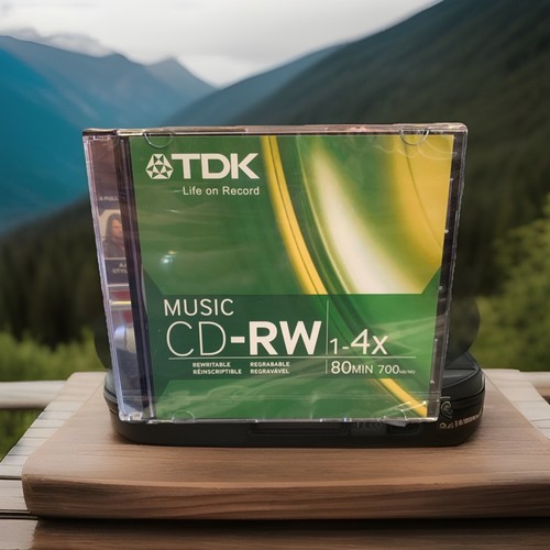 TDK CDRW80TWNM 80-Minute Music CD-Rewritable (Single Disc) 700 MB 1-4x ...