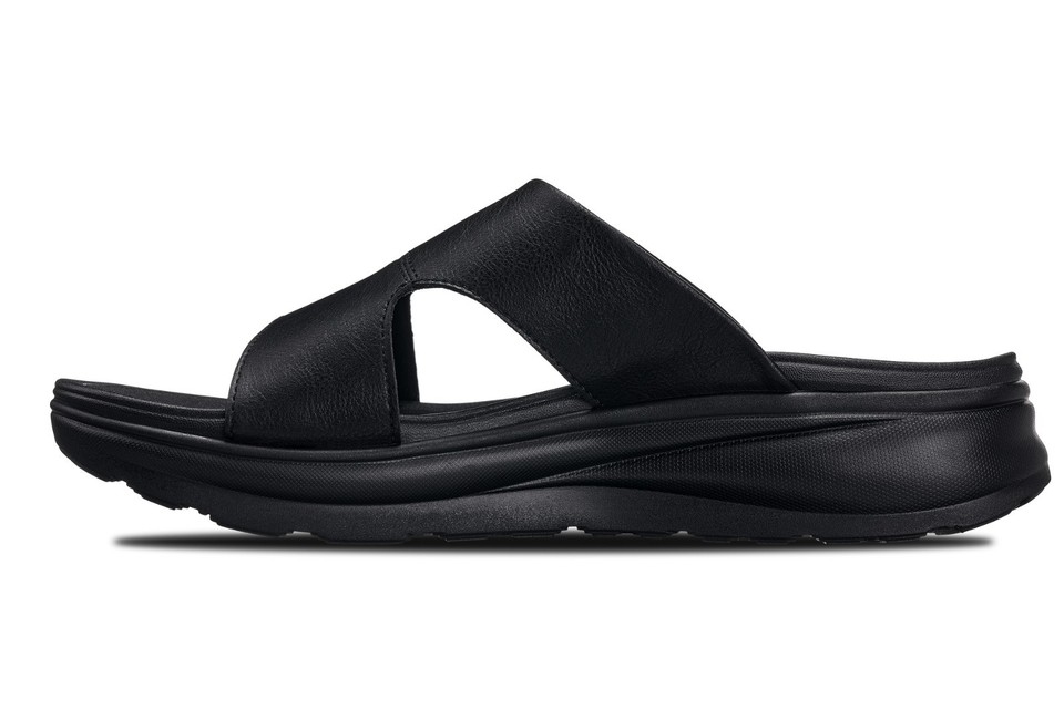 CALTO Men's Invisible 2" Height Increasing Elevator Slippers Flip Flops ...