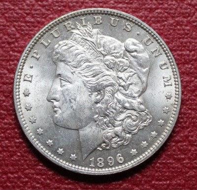 1896 P MORGAN SILVER DOLLAR - CARTWHEEL LUSTER -(ref# 4499) | eBay