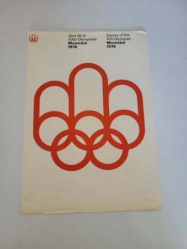 ORIGINAL POSTERS - 1972 - 1976 MONTREAL OLYMPICS LOGO (AMIK BEAVER) Set ...