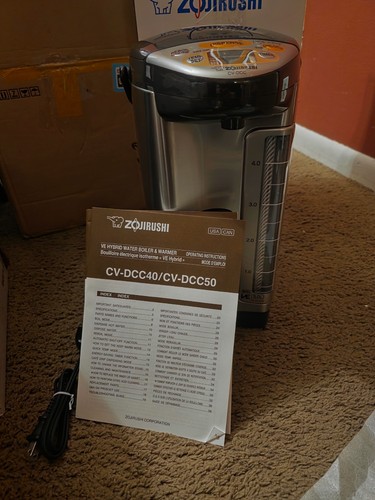 Zojirushi CV-dcc40 Micom Water Boiler and Warmer (135 oz) Dark Brown ...