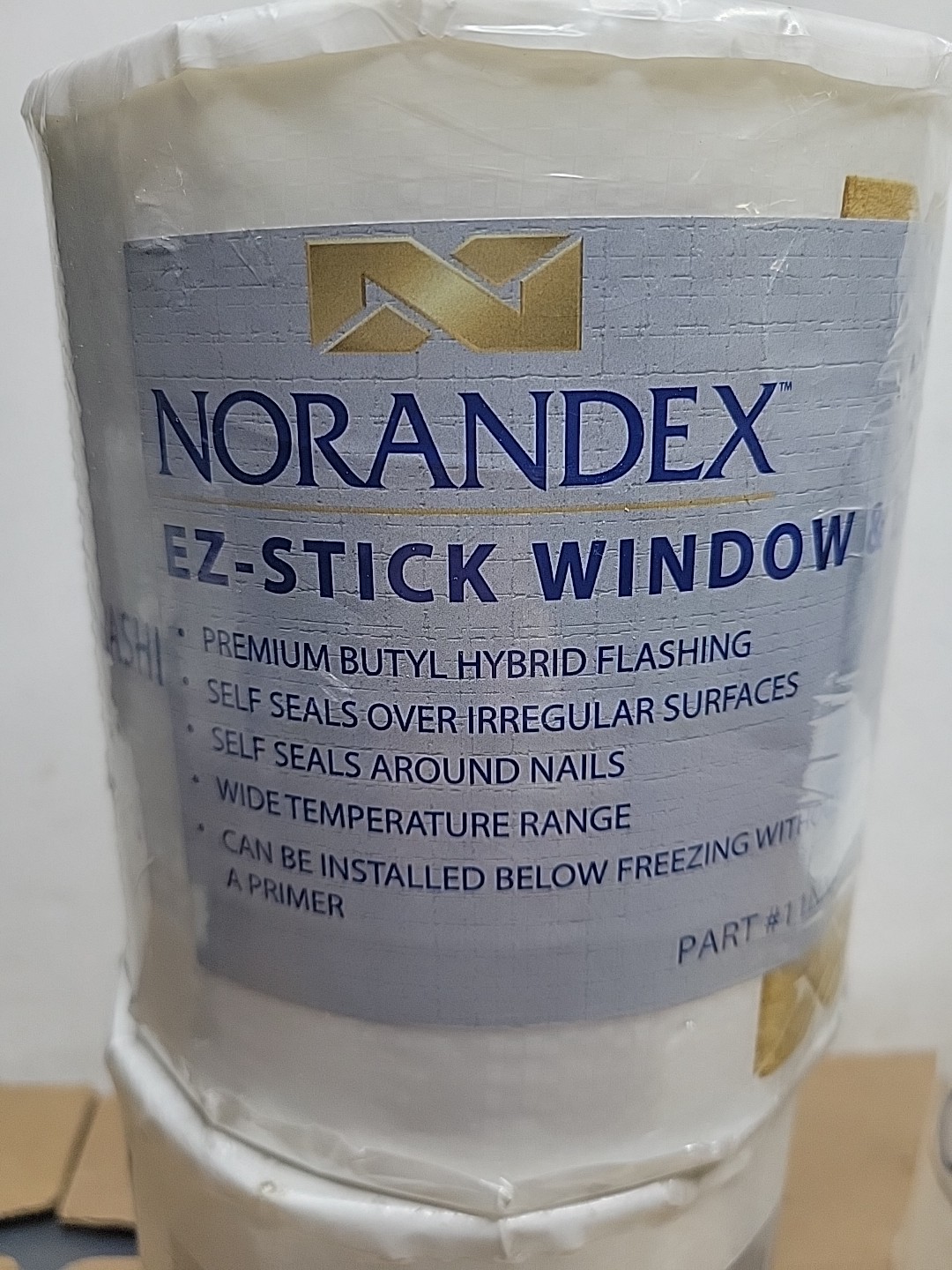 Norandex 6" x 75' Roll Flashing Tape Butyl Hybrid Adhesive Windows and ...