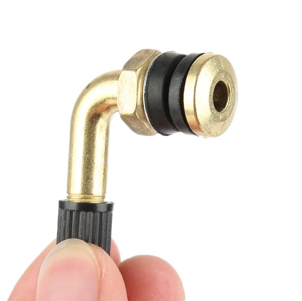 2pcs 90 Degree Brass Angled Valve Stem for Motorcycle GL1800/GL1500 ...