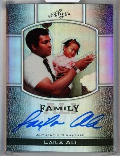 2011 Leaf Muhammad Ali Metal Laila Ali Fans of Ali Auto #YAUM1 /25 | eBay