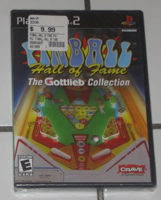PINBALL HALL OF FAME GOTTLIEB COLL PS2 PLAYSTATION 2 BRAND NEW SEALED ...