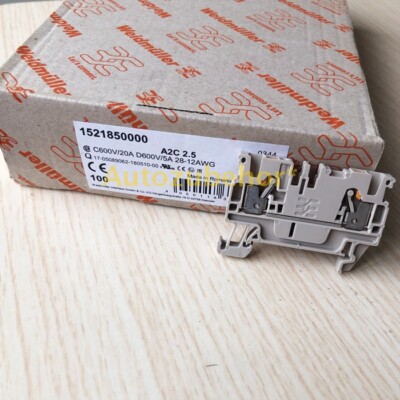 100 pcs/box New For Weidmuller Into the terminal A2C 2.5 1521850000 | eBay