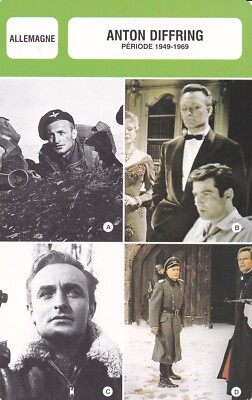 Fiche Cinéma - Acteurs - ANTON DIFFRING (1949-69) | eBay
