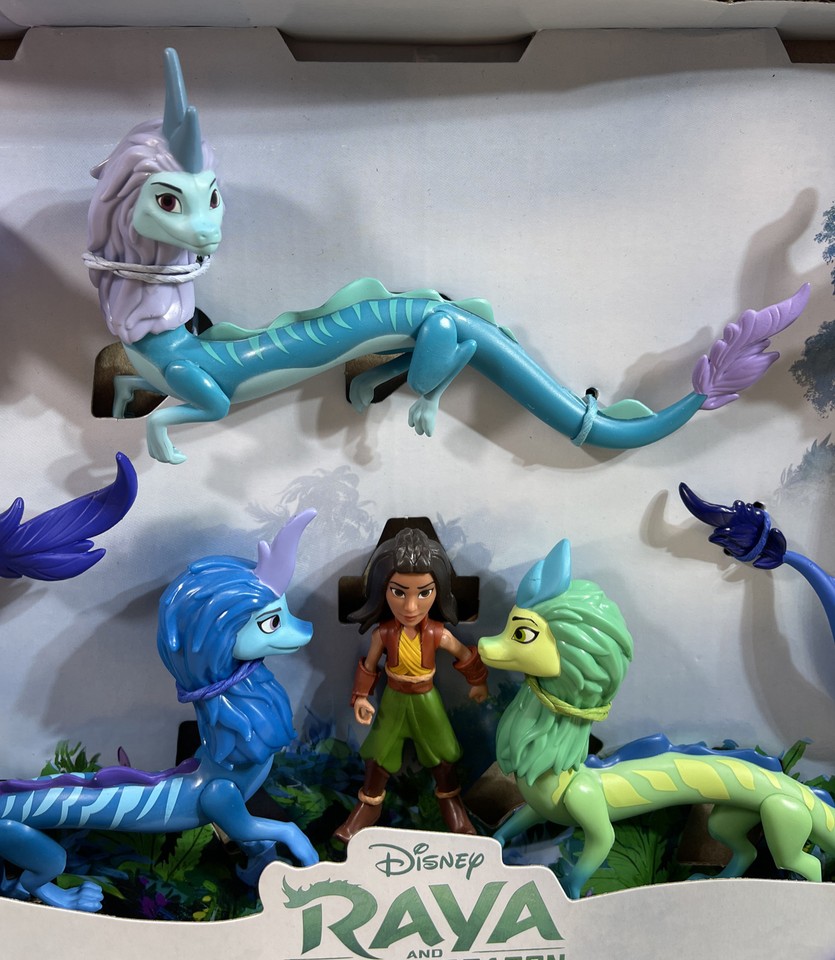 Disney RAYA And The Last Dragon SISU FAMILY PACK Pengu Jagan Amba ...