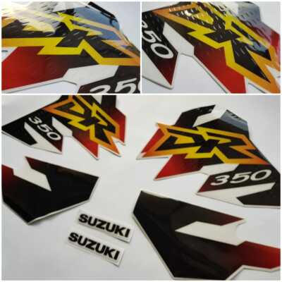 KIT decals stickers, graphics decals SUZUKI DR 350 DR350 1997/98 red | eBay