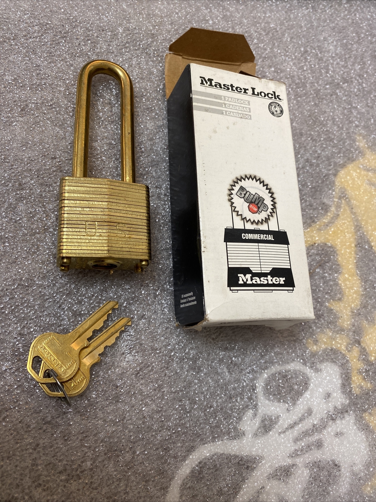 Master Lock 5340-00-682-1645 Brass Government Padlock | eBay