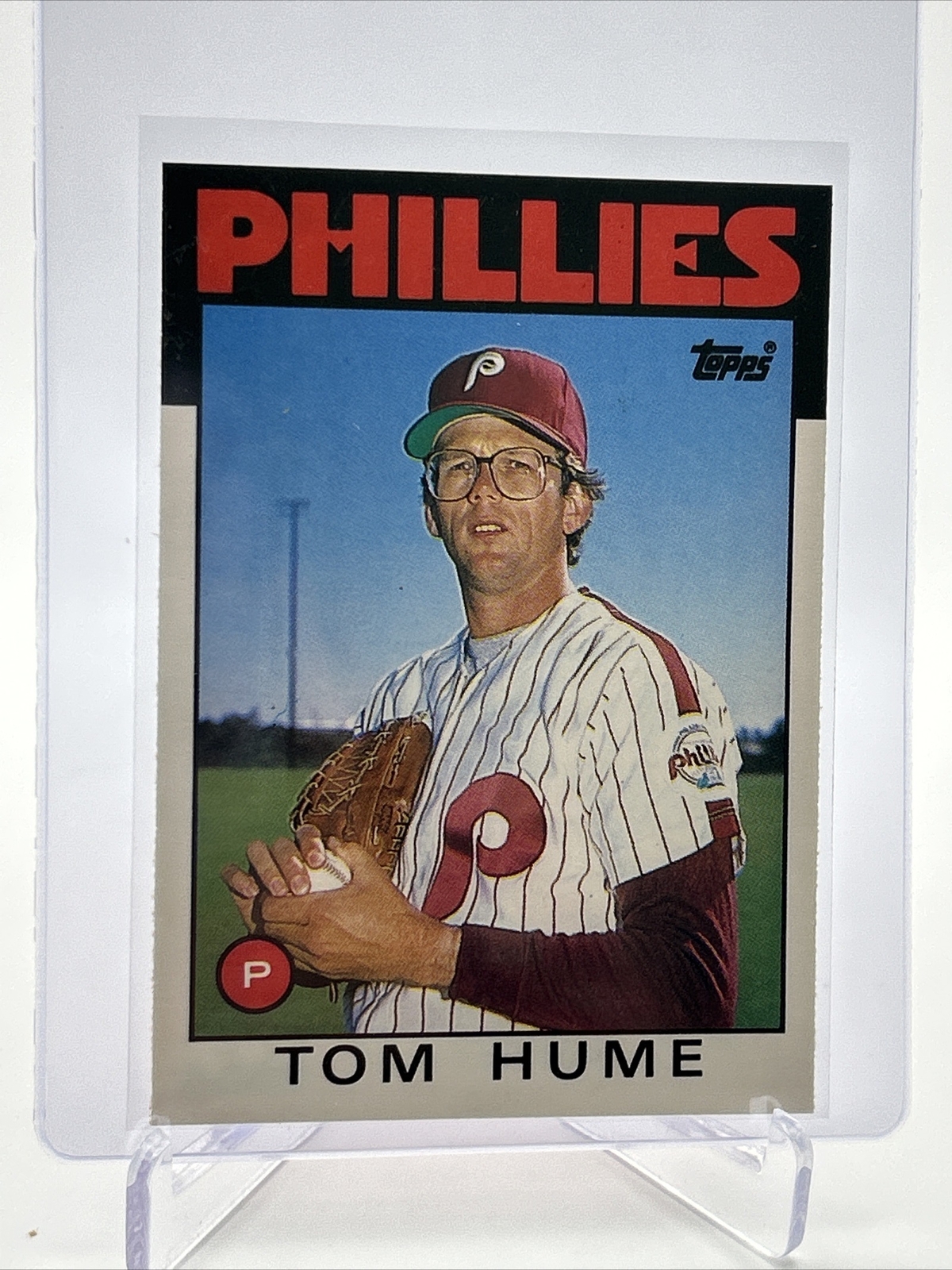 1986 Topps Traded Tom Hume Baseball Card #47T NM-MT FREE SHIPPING | eBay