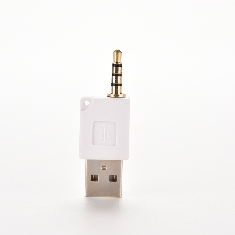 Mini 3.5mm Male AUX Audio Plug Jack to USB 2.0 Female Converter Adapter ...