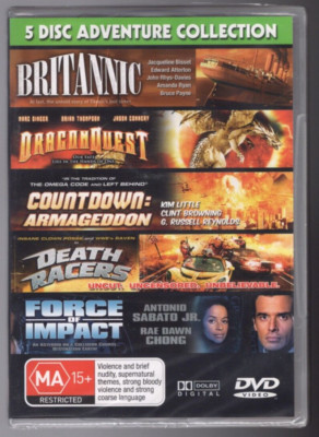 Britannic/Dragon Quest/Countdown Armageddon/Death Racers/Force Of Racers - DVD | eBay Australia