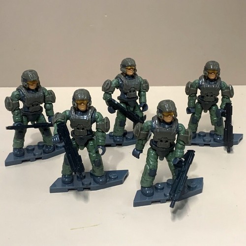 Lot 5x Halo Mega Construx Infinite UNSC Female Marine Soldier Lot ...