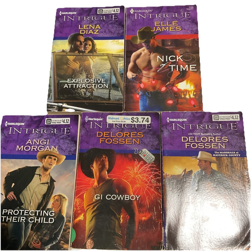 Lot of 25 Harlequin Intrigue Romance Suspense Intimate Book See Photos ...