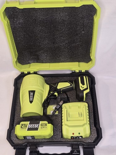 Seese Cordless Handheld Violent Fan/Leaf Blower 2800R/min 21V Storm ...