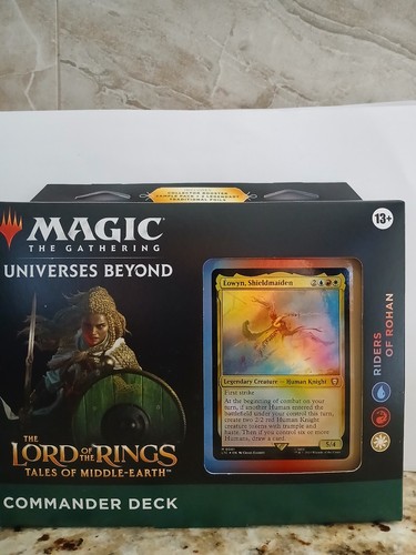 MTG Magic The Gathering LOTR Riders of Rohan Commander Deck + BONUS ...
