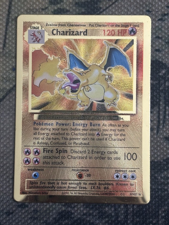 Pokémon Celebrations Gold Metal Charizard & Pikachu Cards 25th ...