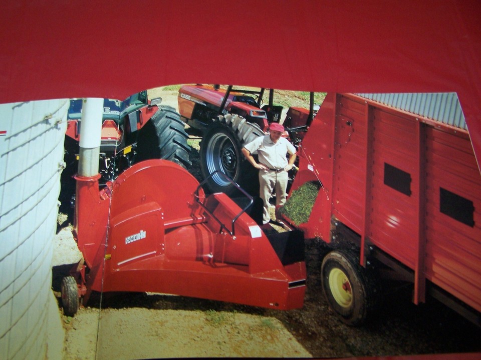 NEW Case IH 781/881 Forage Harvesters,10 flail Chopper,56/600 Blowers ...
