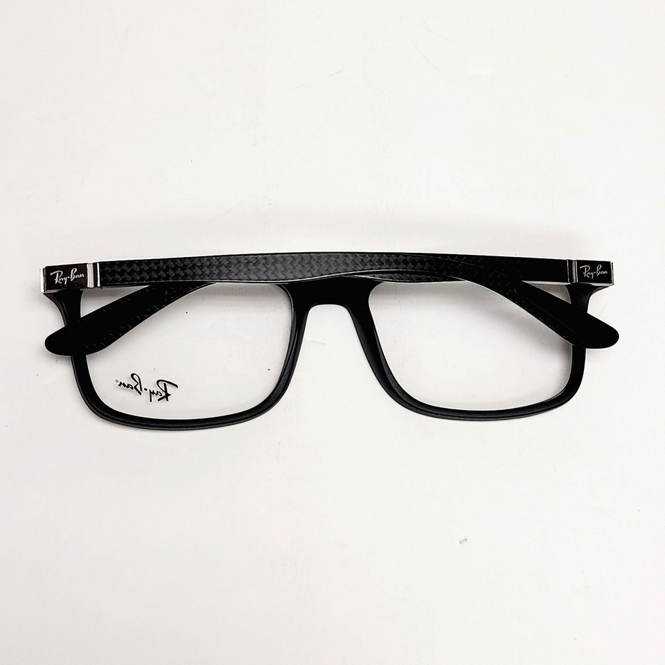 Ray Ban RB8908 Eyeglass Frames Rectangle Full Rim Eyewear Matte Black ...